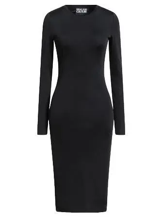 Versace Midi Bodycon Dress - Black