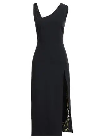 Versace Midi Flared Dress - Black
