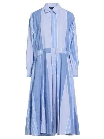 Maje Midi Shirt Dress - Blue