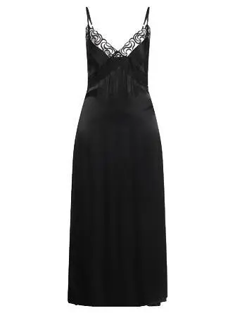 Sandro Maxi Slip Dress - Black