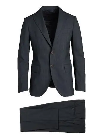 TOMBOLINI Suit Charcoal Size Wool - Grey