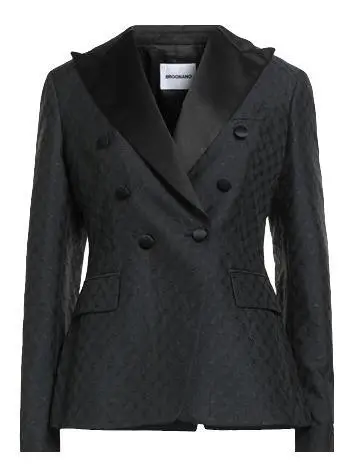 BROGNANO Double-breasted Blazer - Black