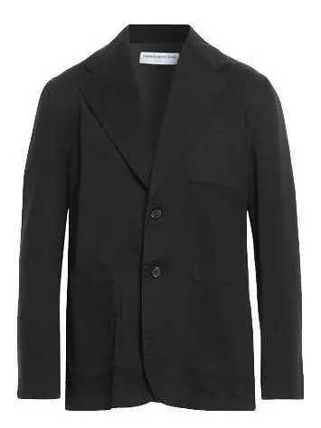 DEPARTMENT 5 Single-breasted Gabardine Blazer - Black