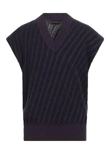 Emporio Armani Sweater In Wool Blend - Purple
