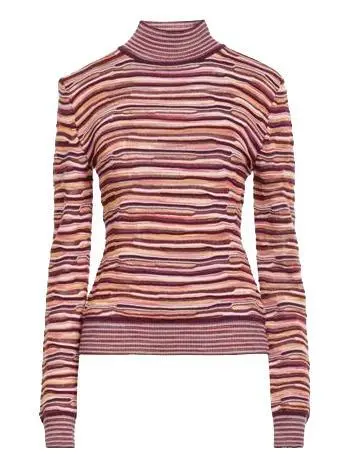 Missoni Knitted Turtleneck Top - Red