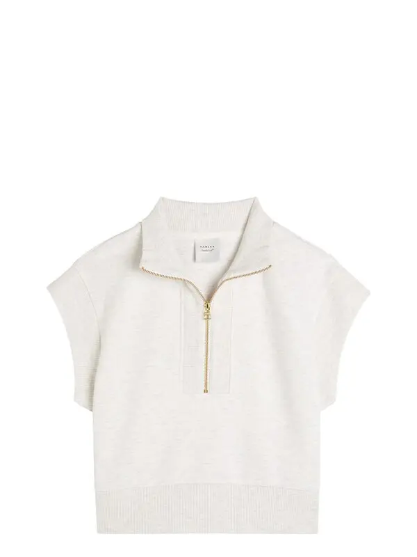 Varley Kelly Half Zip Top - Ivory