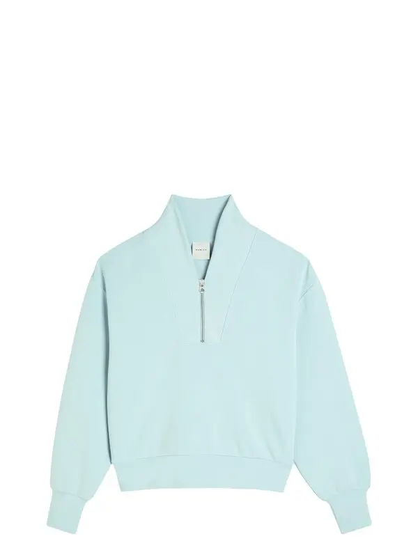 Varley Davidson Half-zip Sweatshirt - Light Blue