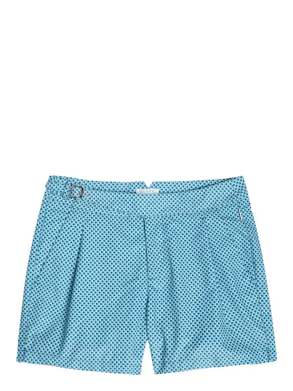 GUSARI Printed Shell Swim Shorts - Blue