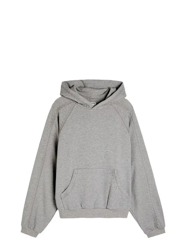 WOOYOUNGMI Hooded Cotton Sweatshirt - Grey