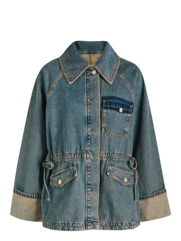 DAMSON MADDER Emilie Workwear Jacket - Denim
