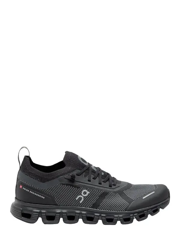 On Cloud 6 Versa Panelled Mesh-knit Sneakers - Black