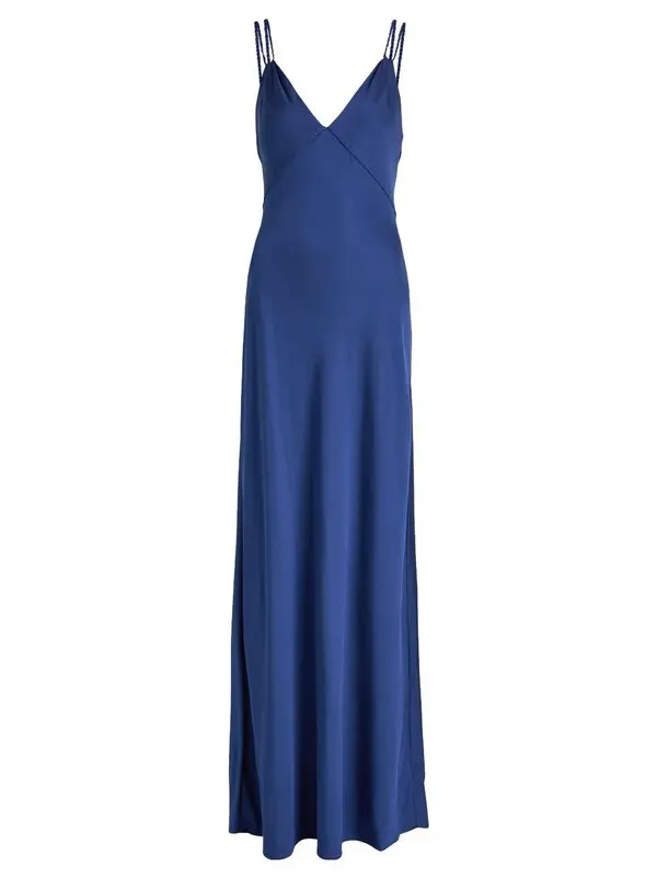 Alice + Olivia Kiro Stretch-jersey Maxi Dress - Indigo