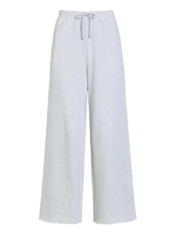 American Vintage Stretch-cotton Sweatpants - Light Grey