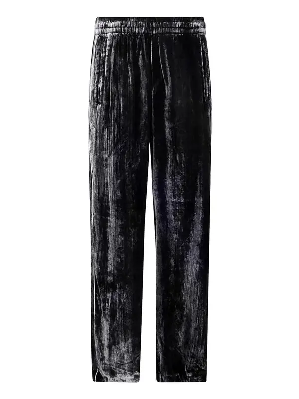 DIESEL P-hay Velvet-striped Track Pants - Black