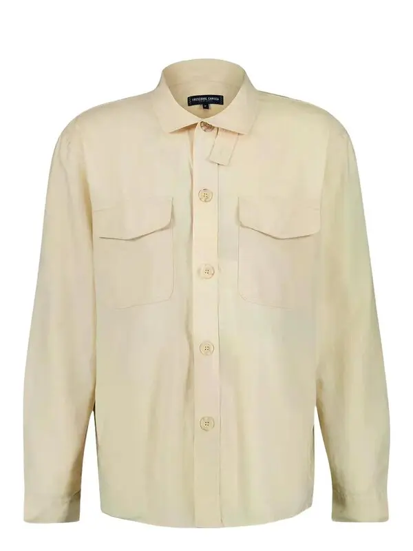 Frescobol Carioca Nuno Long-sleeve Pocket Shirt Jacket - Neutrals