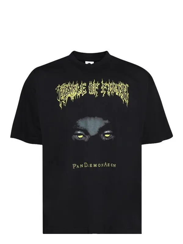 Vetements Cof Pandaemonaeon Oversized Tee - Black