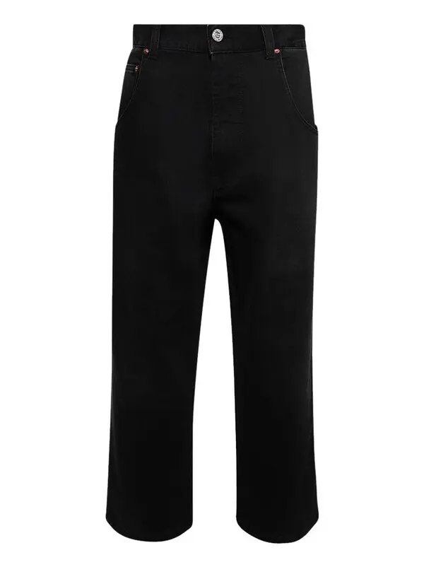 Vetements Vintage Straight Leg Jeans - Black
