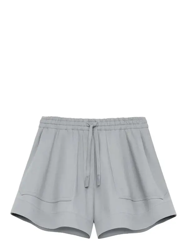 Loewe Cotton Twill Shorts - Grey