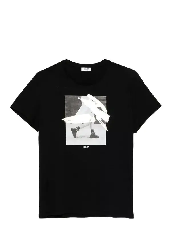 Liu Jo Graphic-print T-shirt - Black
