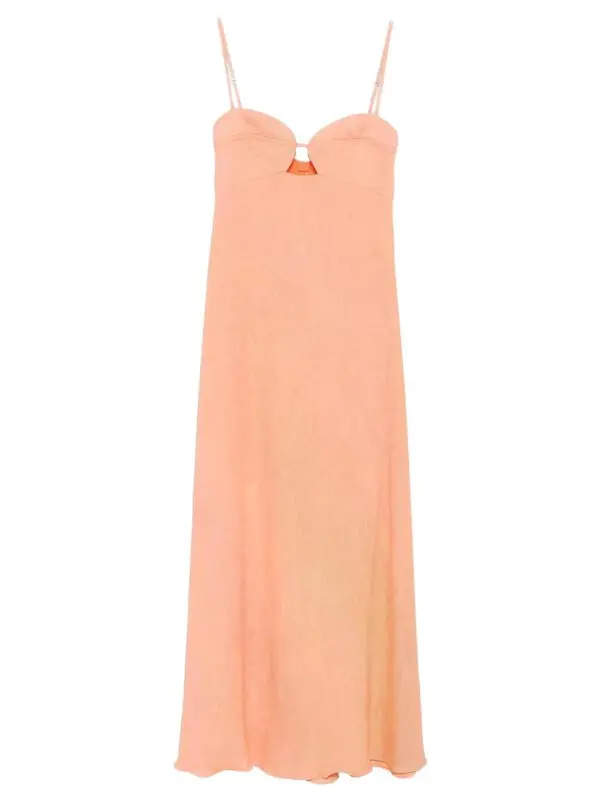 Johanna Ortiz Dream Spinner Midi Dress - Orange