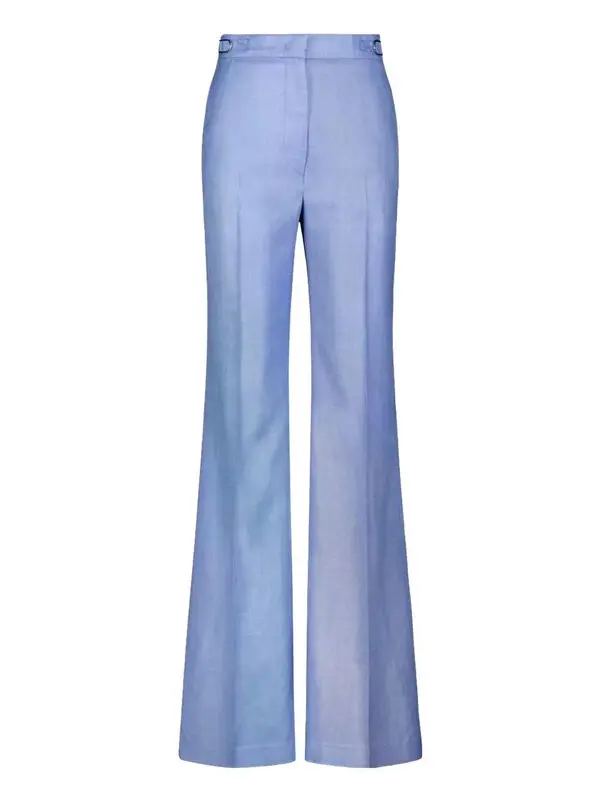 Gabriela Hearst High-waist Flared Trousers - Blue
