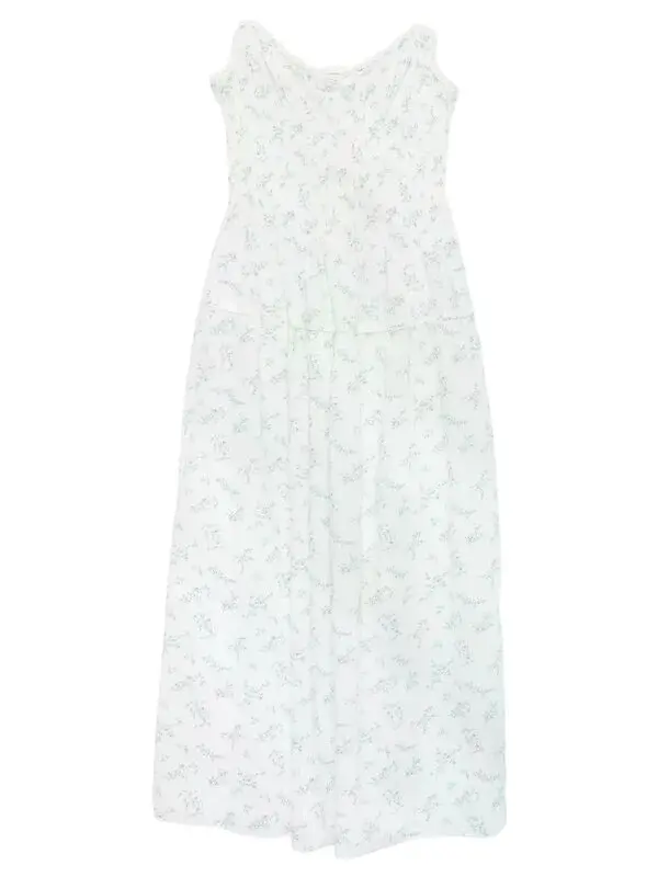 DÔEN Brigide Midi Dress - White