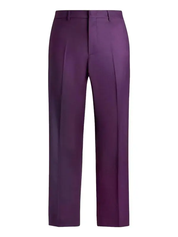 Etro Tailored Trousers With Welt Pockets - Purple