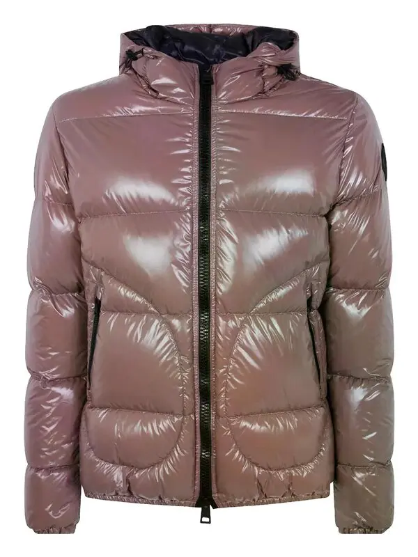 Herno Hooded Quilted Jacket - Brown