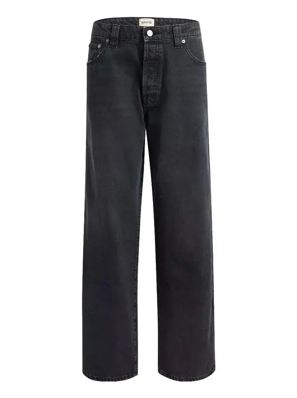 Khaite Wide-leg Jeans - Black