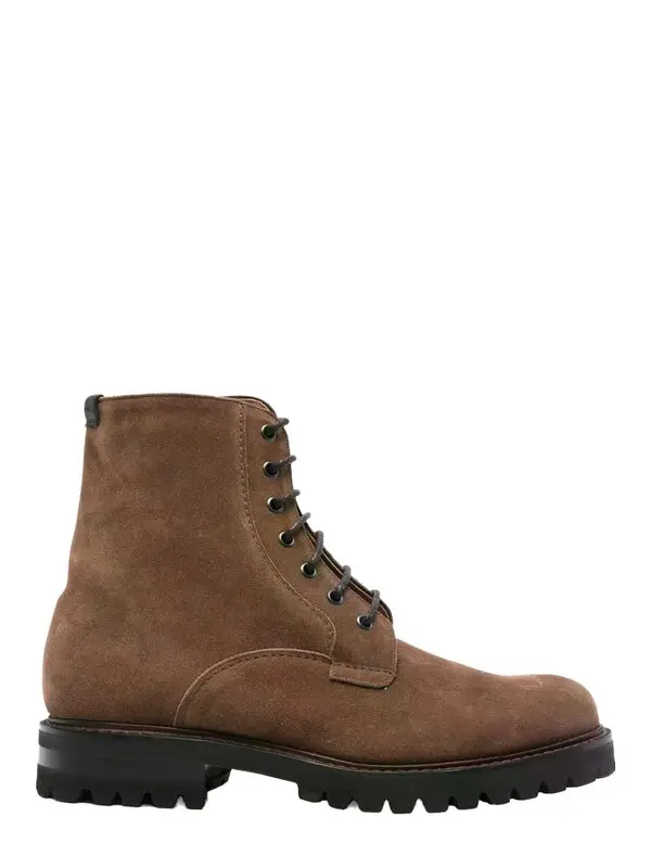 Church's Lace-up Suede Boots - Brown