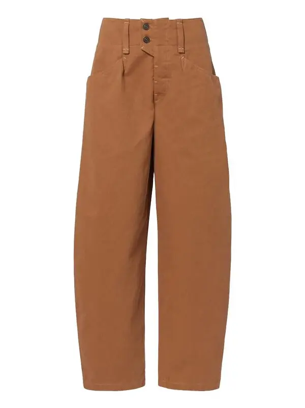 Isabel Marant Oumaya Barrel-leg Jeans - Brown