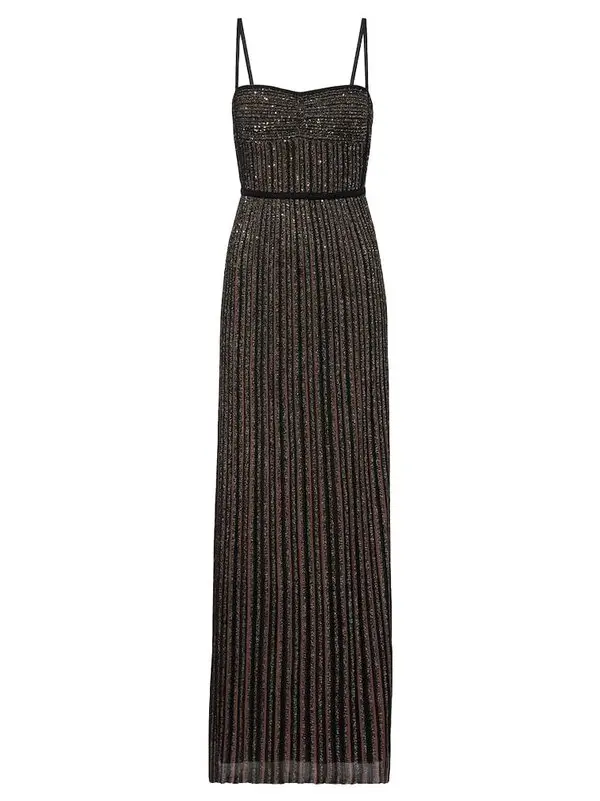 Missoni Lamé Maxi Dress - Brown
