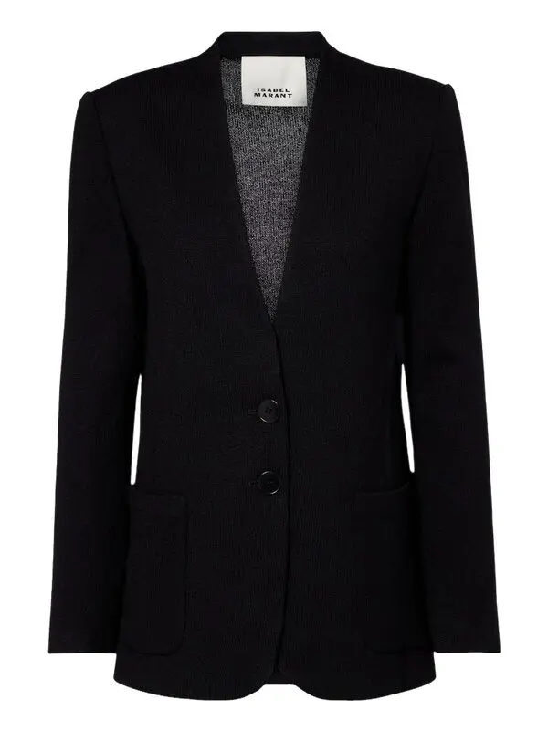 Isabel Marant Olivia Wool-blend Jacket - Black