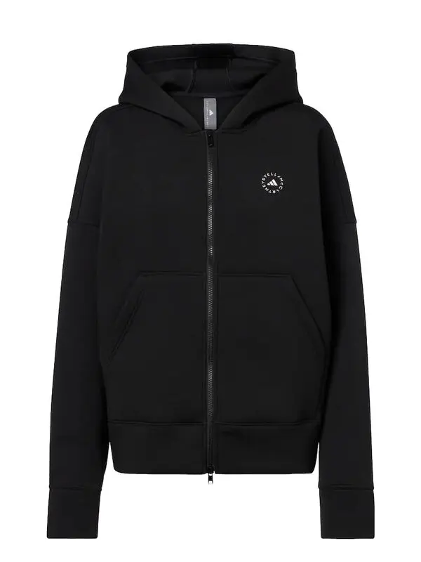 Adidas By Stella McCartney Zip-up Hoodie - Black