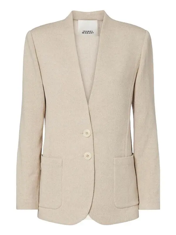 Isabel Marant Étoile Olivia Wool-blend Jacket - Beige