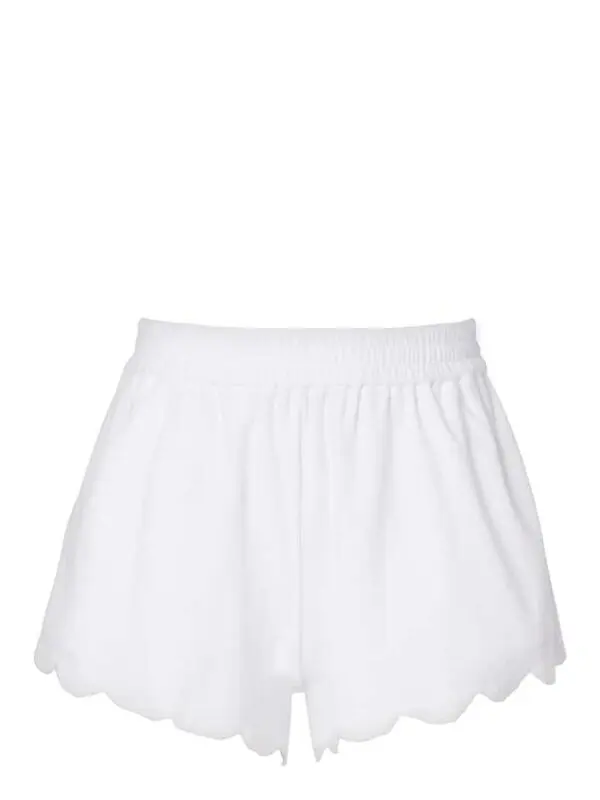Marysia Bellini Cotton-blend Terry Shorts - White