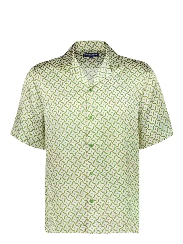 Frescobol Carioca Roberto Short-sleeve Shirt - Green