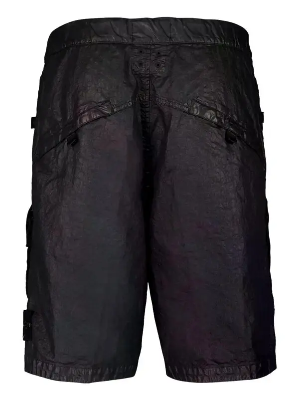 Stone Island Cargo-pocket Shorts - Black