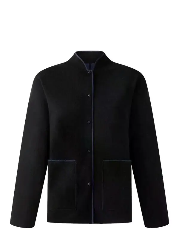 Shanghai Tang Buttoned Pocket Cardigan - Black