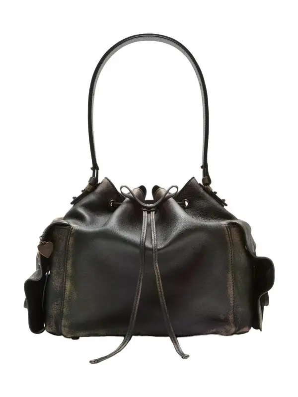 Acne Studios Calf Leather Shoulder Bag - Brown