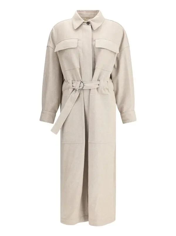 Brunello Cucinelli Long Coat - Beige