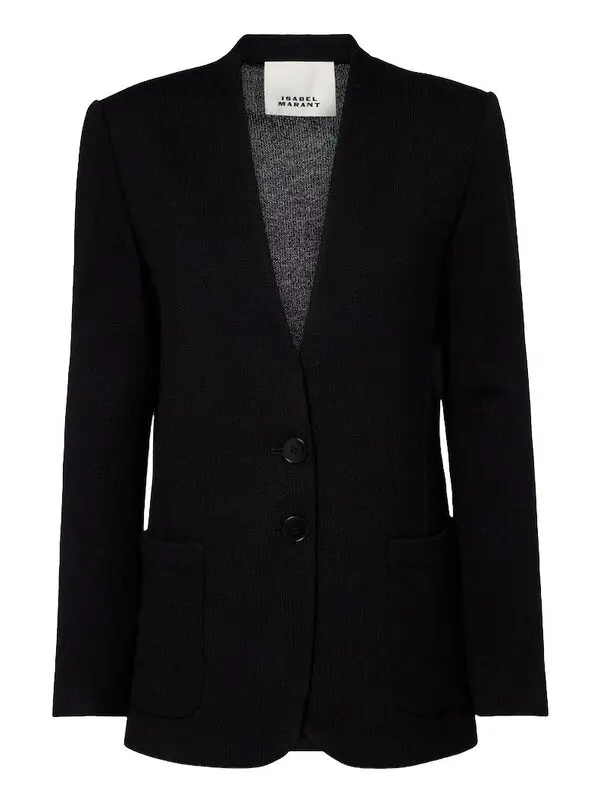 Isabel Marant Étoile Olivia Wool-blend Jacket - Black