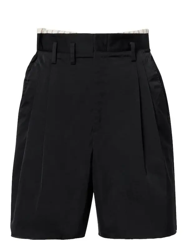 MAISON MARGIELA Distressed Hem Shorts - Black