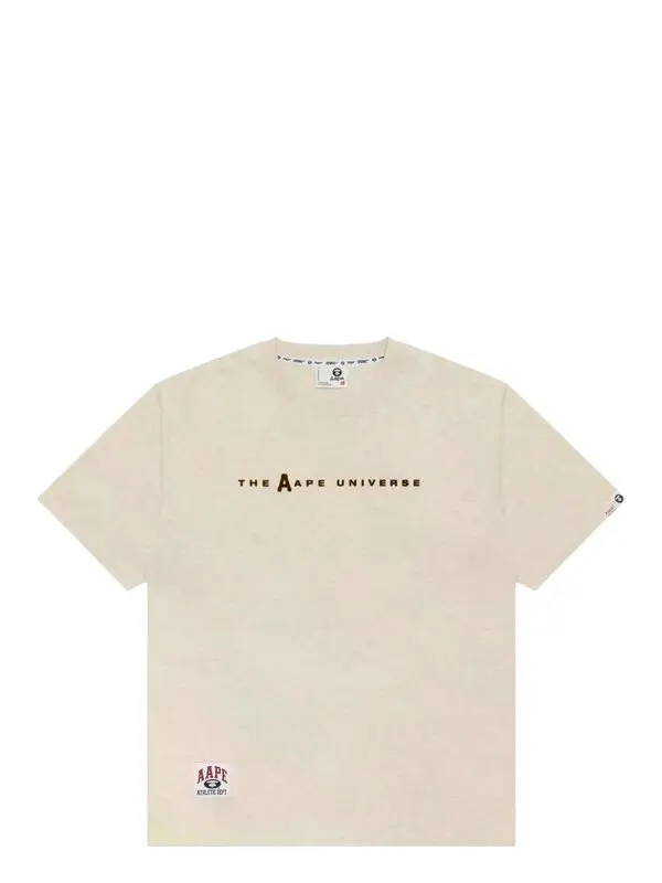 AAPE BY *A BATHING APE Logo Graphic T-shirt - Neutrals