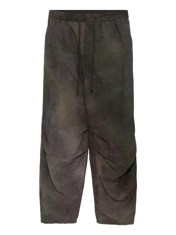 DEVOA Loose-fit Trousers - Brown
