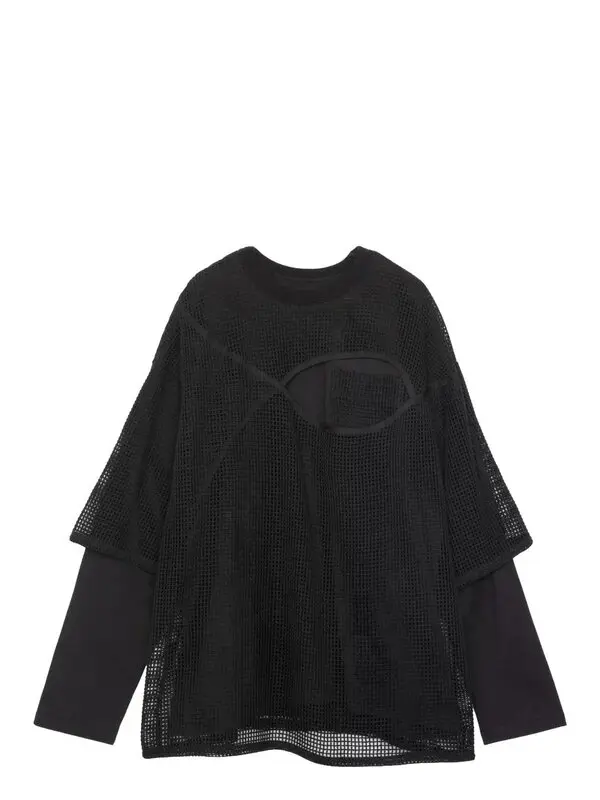 YOSHIOKUBO Layered T-shirt - Black