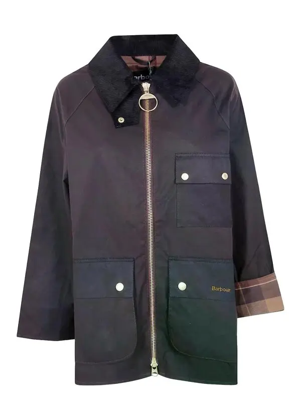 Barbour Luella Cotton Coat - Purple