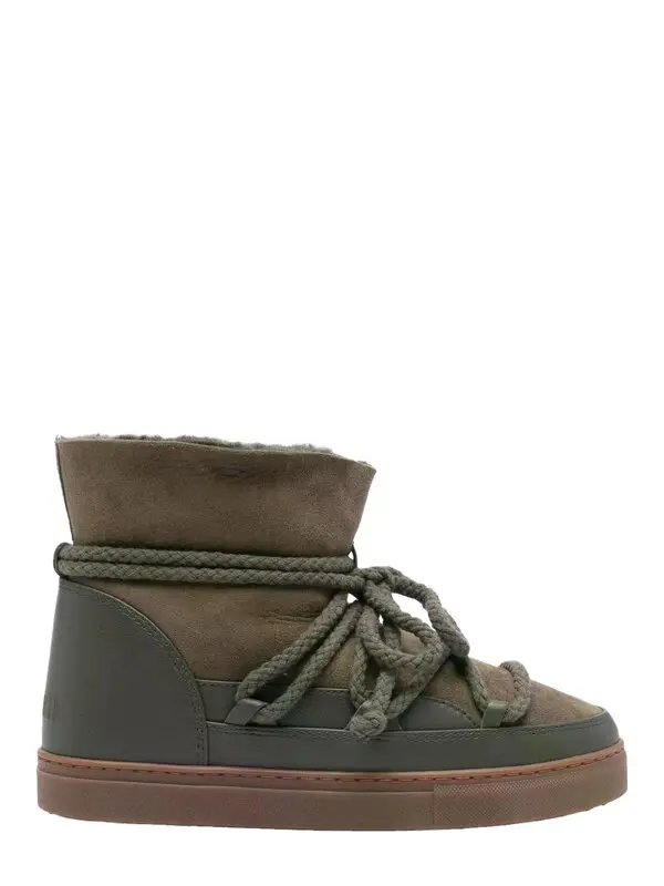 Inuikii Suede Ankle Boots - Green