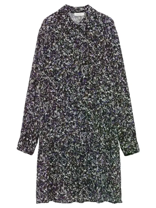 Marc O'polo Floral-print Shirt Dress - Black