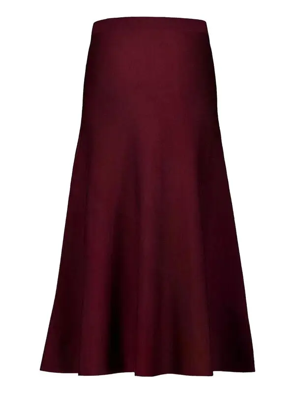 Gabriela Hearst Knitted Midi Skirt - Red